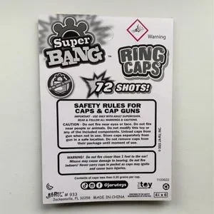 JA-RU | Toys | Cap Gun Toy Ammo Jaru Super Bang Ring Caps 44 Shots 18 ...